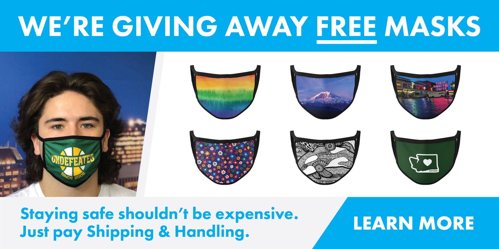 Free Seattle Masks and Face Coverings – Simply Seattle