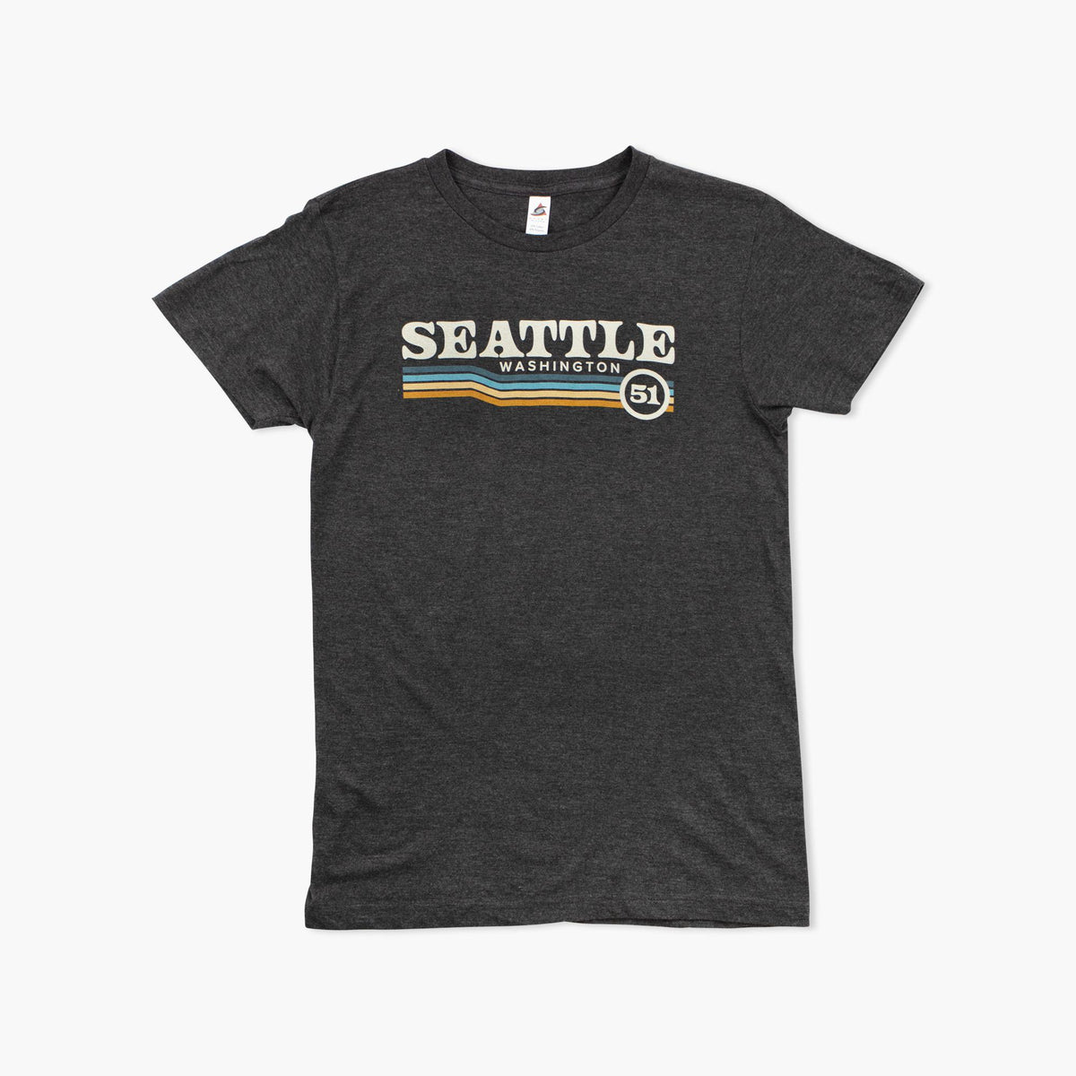 In The Groove Charcoal Heather Seattle T-Shirt – Simply Seattle