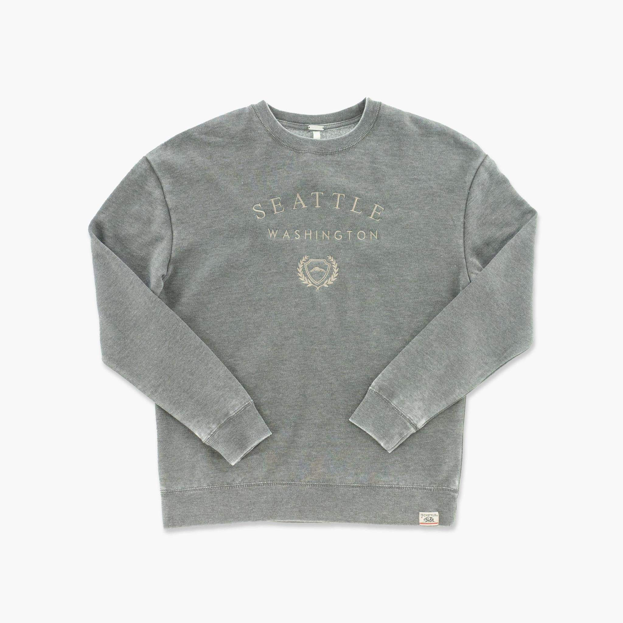 Seattle Embroidered Crest Women's Crewneck – Simply Seattle