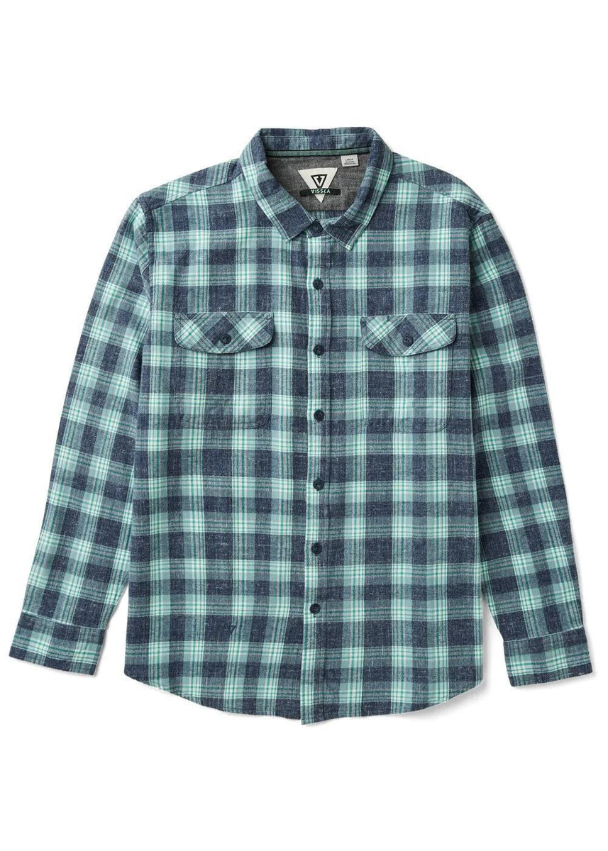 Central Coast Light Navy Heather Eco LS Flannel – Simply Seattle